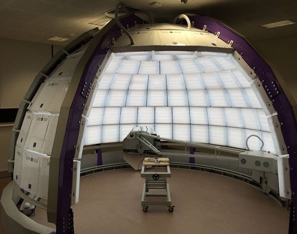 Full Dome Artificial Sky installed at UAEU - Beta nit